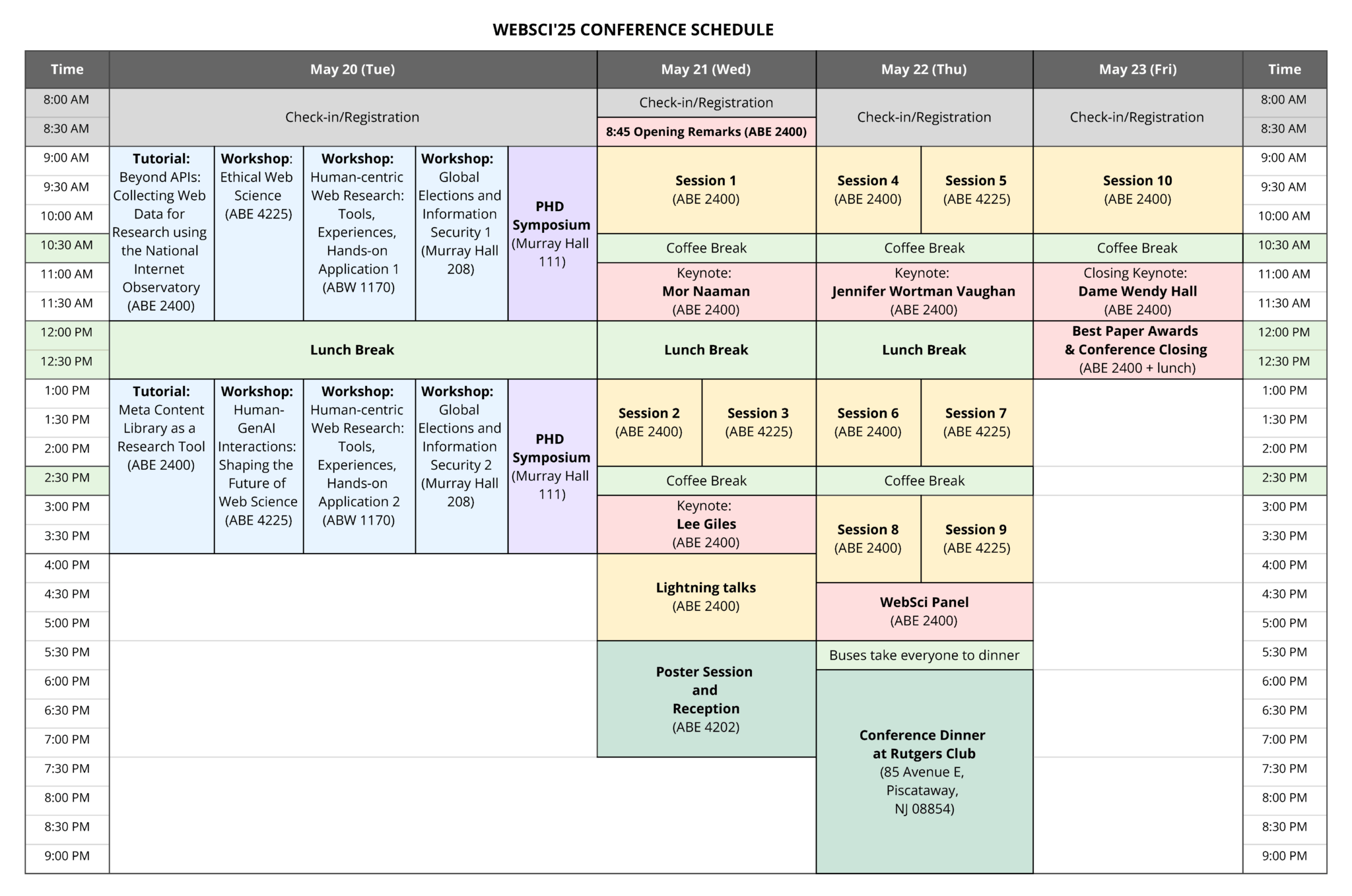 Program – WEBSCI'25